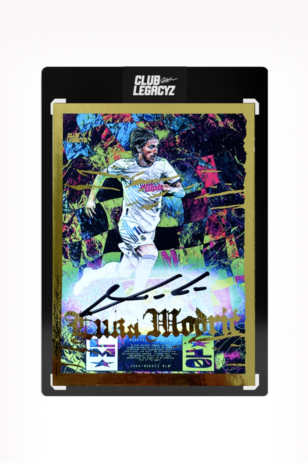 Luka Modrić Collection - Signed Maestro Icon Mystic Wave Gold edition